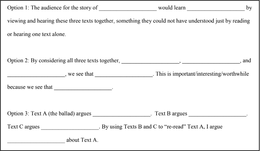 Structure Isn’t Spoon-Feeding—Providing Students with Models and ...